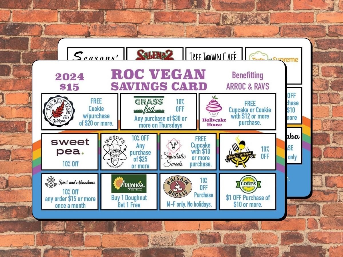 2024 Roc Vegan Savings Card